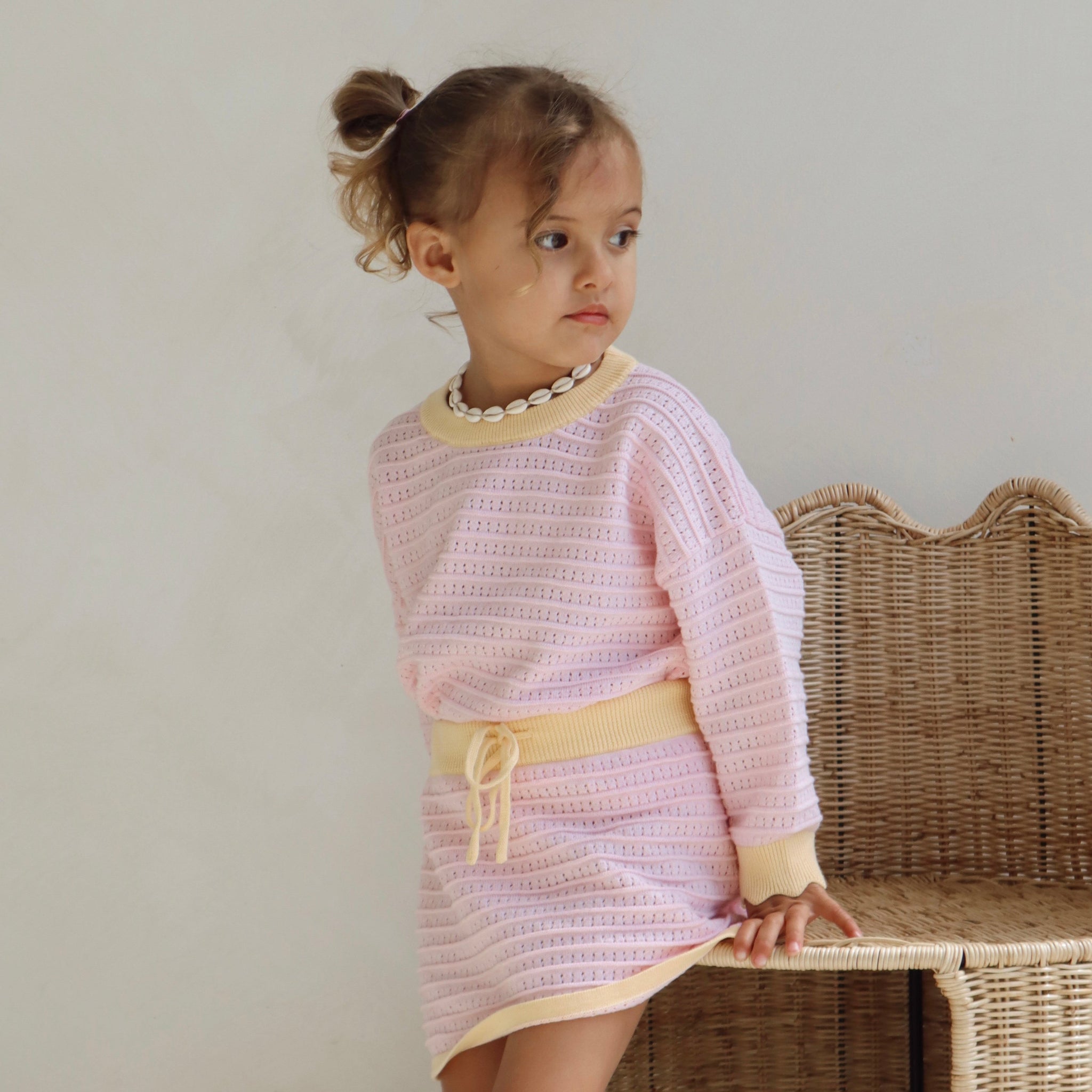 Ziggy Lou Cropped Jumper - Clementine