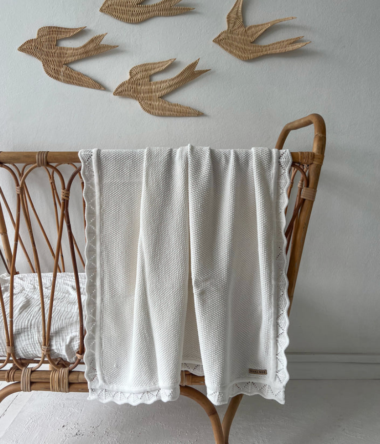 Seaka Boo BeiBi Blanket - White