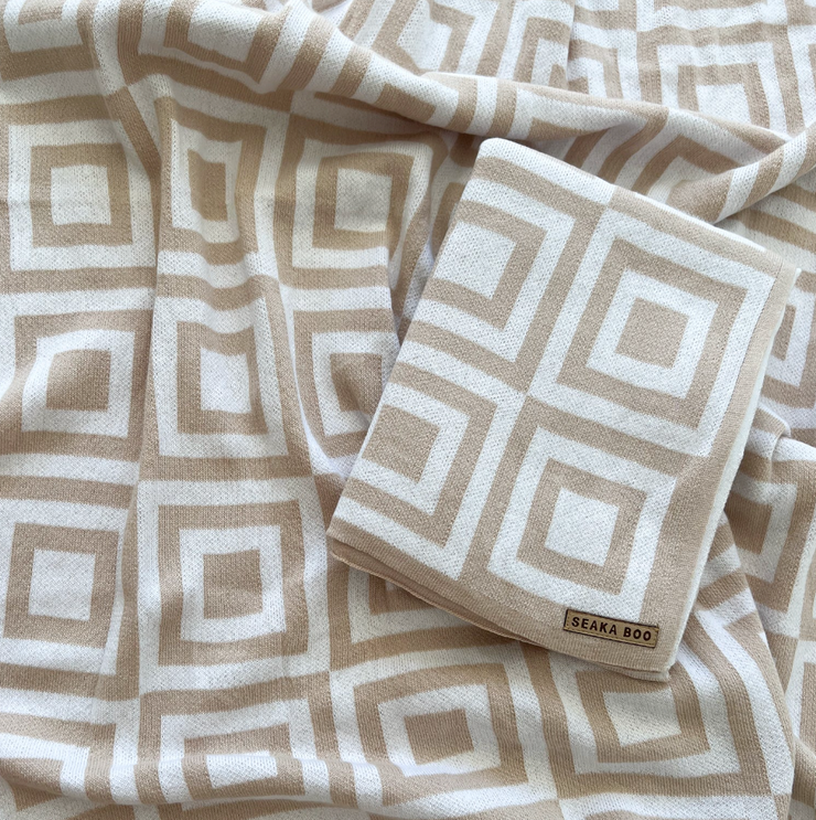Seaka Boo Beibi Blanket - Nude Square – The Kid & Co
